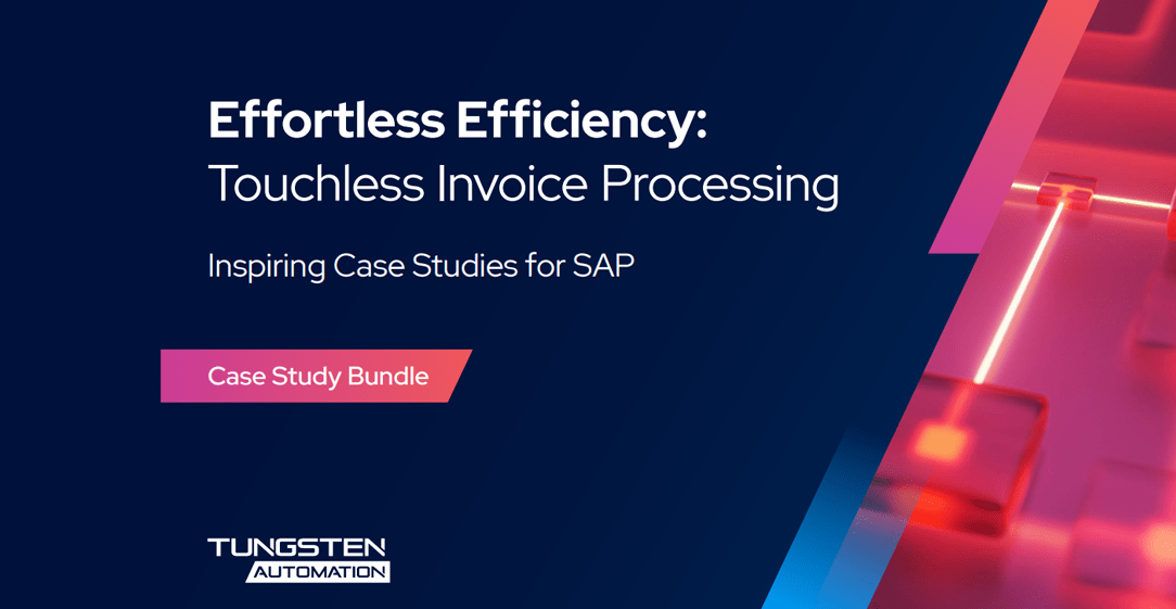 Fallstudien zum Rechnungs-Workflow für SAP | Tungsten Automation